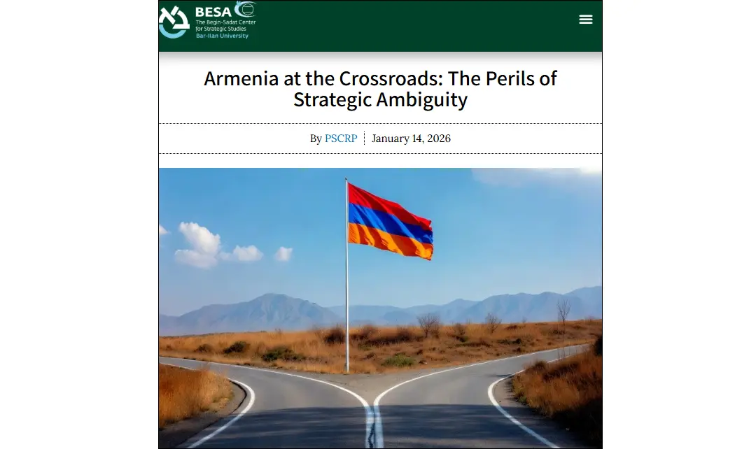 Israeli think tank: Armenian diaspora’s rhetoric risks antagonizing the ...